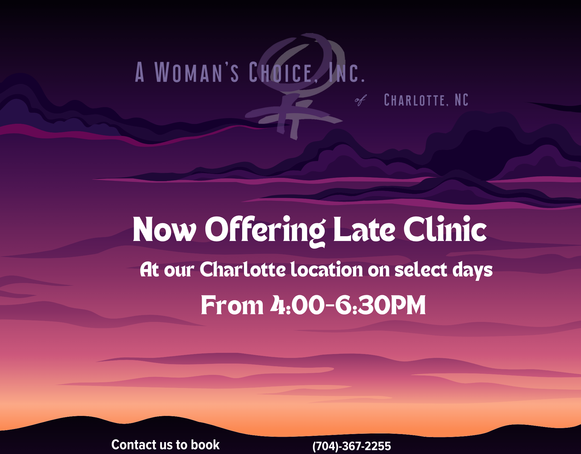 A Woman’s Choice Clinics Now Offering Late-Day Appointments in ...
